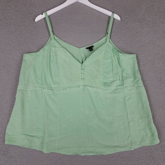 torrid | Tops | New Torrid 2 2x Tank Top Crinkle Gauze Embroidered ...